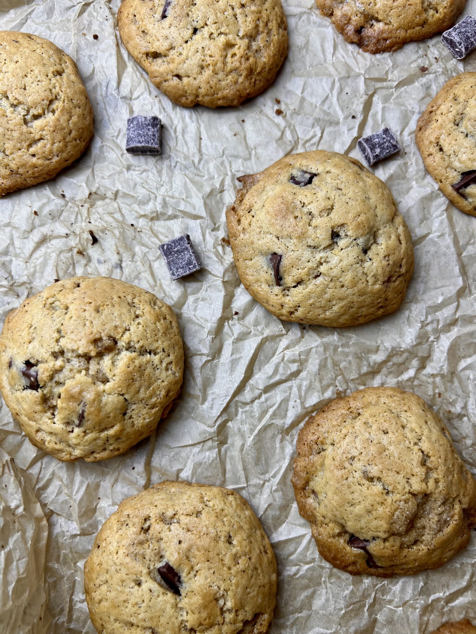 The Best Brown Butter Sourdough Chocolate Chip Cookies